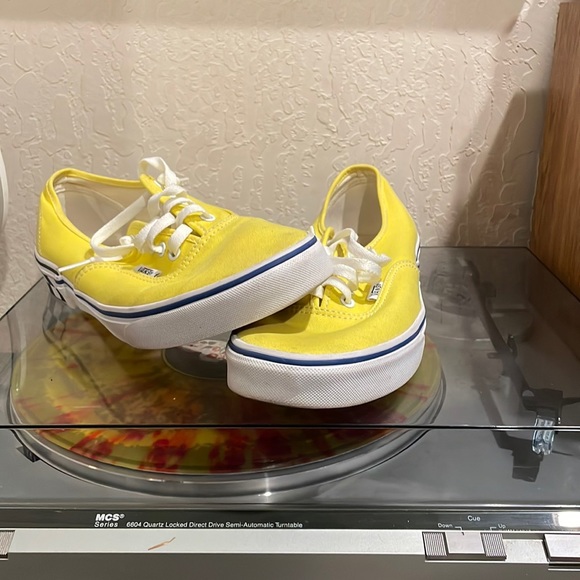 Vans | Shoes | Vans Classic Lace Bright Yellow | Poshmark